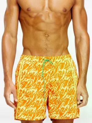 DIESEL® Patterned Swim Shorts