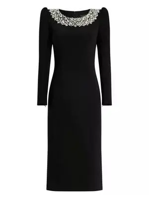 Jenny Packham Jacquetta Embellished Midi Dress - Black