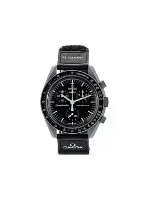 Omega Moonswatch Mission To The Moon 42mm Watch - Black