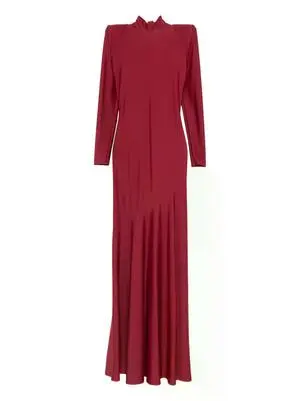 V:PM ATELIER Irma Long-sleeve Maxi Dress - Red