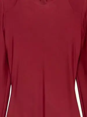 V:PM ATELIER Irma Long-sleeve Maxi Dress - Red