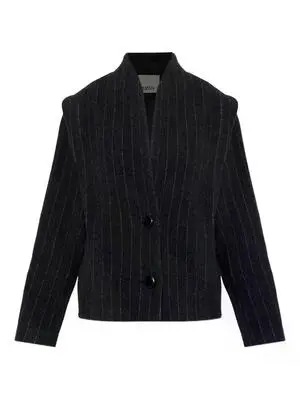 Isabel Marant Pinstripe Padded Coat