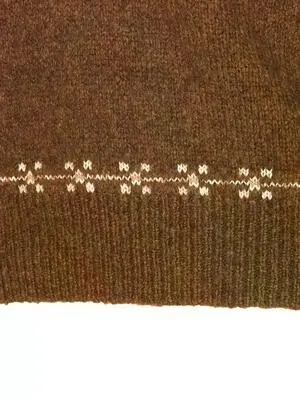 Guest In Residence Patterned Crewneck Sweater
