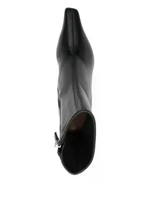 Amina Muaddi Jamie Ankle Boots - Black