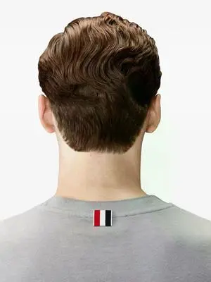 Thom Browne 4-bar Cotton T-shirt - Grey