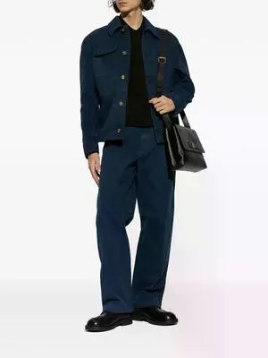 Versace Buttoned Patch Pocket Jacket