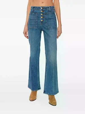 Ulla Johnson Button-up Pocket Jeans