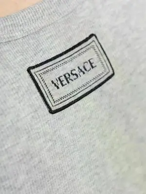 Versace Ribbed Knit Label T-shirt