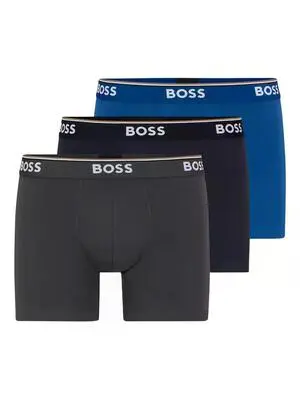 Hugo Logo-waistband Boxers - Blue