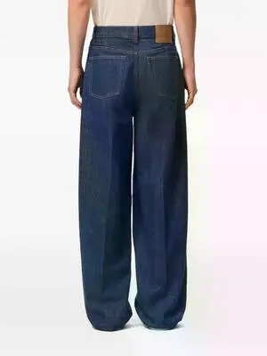 AMI Paris Cotton Balloon Fit Jeans - Blue