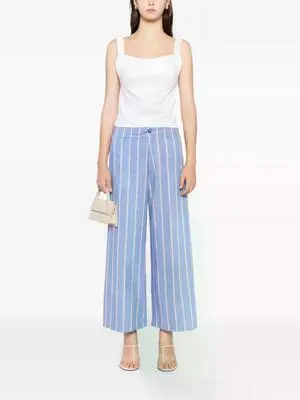 BLAKLACE Striped Trousers