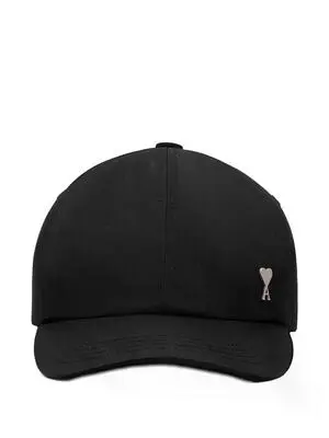 Ami Logo-plaque Cap - Black