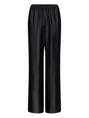 Loulou De Saison Kadala Striped Trousers - Black
