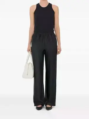 Loulou De Saison Kadala Striped Trousers - Black