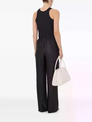 Loulou De Saison Kadala Striped Trousers - Black