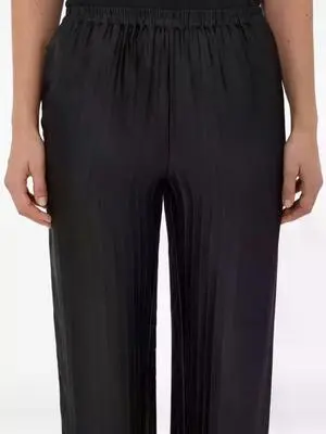 Loulou De Saison Kadala Striped Trousers - Black
