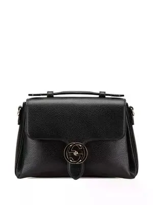 Gucci Interlocking G Satchel - Black