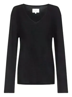 Loulou De Saison Saya V-neck Sweater - Black