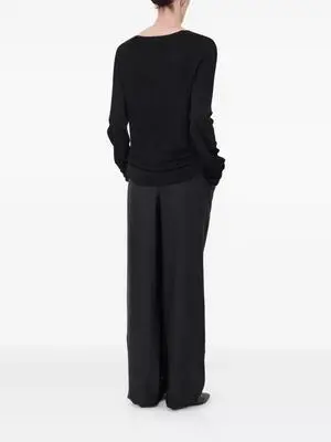 Loulou De Saison Saya V-neck Sweater - Black
