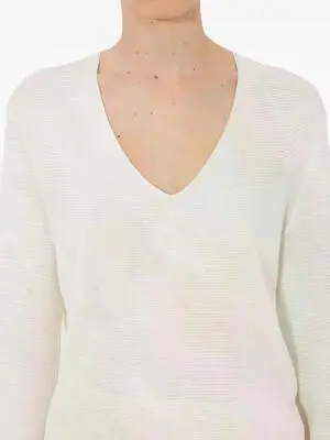 Loulou De Saison Long-sleeve V-neck Sweater