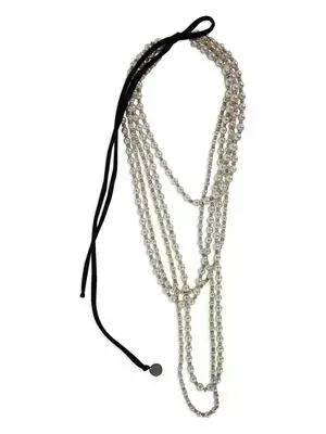 MARIA CALDERARA Beaded Layered Necklace