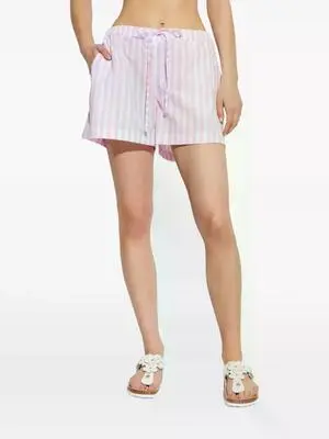 Hunza G Striped Embroidered Shorts