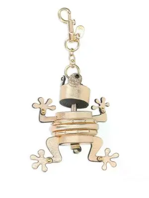 ANYA HINDMARCH Frog Keyring - Gold
