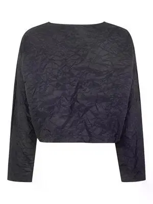 MARIA CALDERARA Crinkled Crop Top