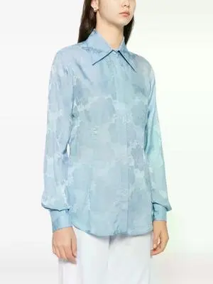BLAKLACE Floral Button-down Shirt