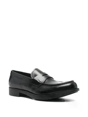 Prada Penny-slot Loafers - Black