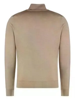 MOORER Roll-neck Sweater - Neutrals