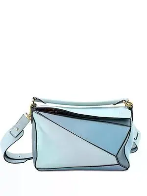 Loewe Puzzle Bag Small Satchel - Blue