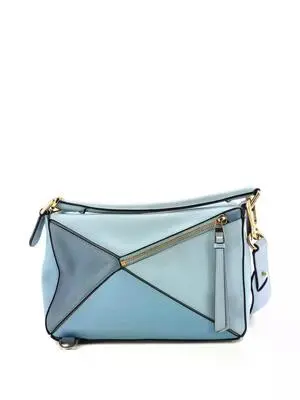 Loewe Puzzle Bag Small Satchel - Blue