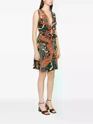 BLAKLACE Knot Paisley Dress
