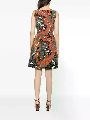 BLAKLACE Knot Paisley Dress