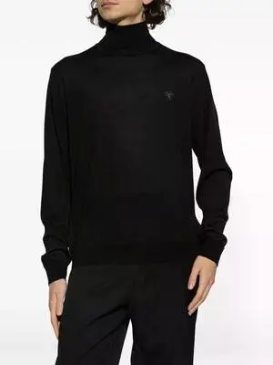 Versace Roll-neck Logo Sweater