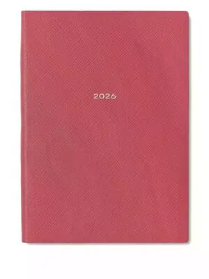 Smythson 2026 Soho Weekly Vertical Diary - Red