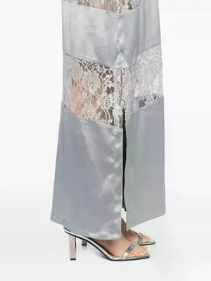 BLAKLACE Lace Panel Dress - Grey