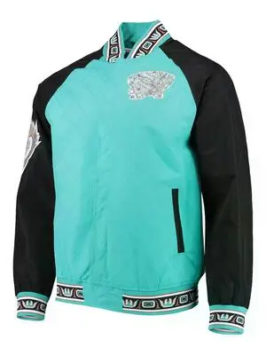 Mitchell & Ness Vancouver Grizzlies Diamond-quilted Jacket - Blue