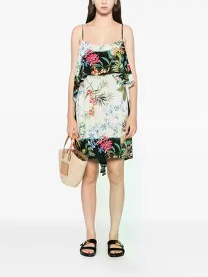 BLAKLACE Floral Ruffled Dress