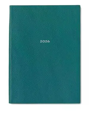 Smythson 2026 Soho Weekly Vertical Diary - Green