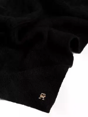 Tommy Hilfiger Cable-knit Logo Scarf