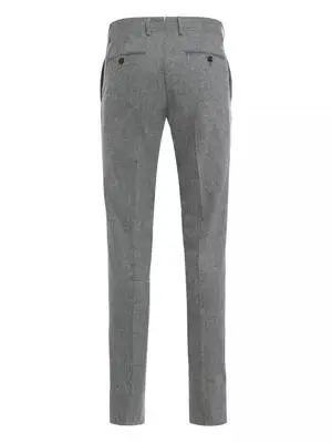 MOORER Buttoned Tailored Trousers