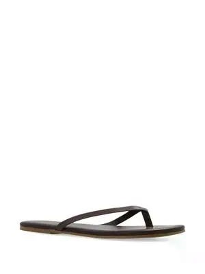 Melissa Odabash Thong-strap Leather Sandals