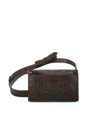 MICOLI Intasca Crocodile-effect Mini Bag
