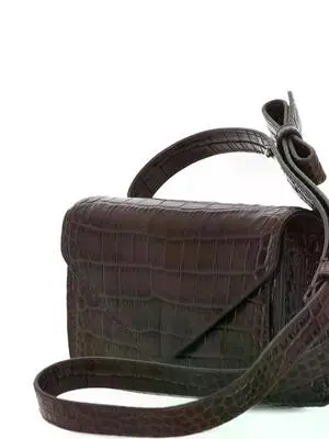 MICOLI Intasca Crocodile-effect Mini Bag