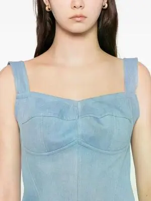 BLAKLACE Paneled Top - Blue