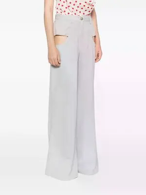 BLAKLACE Cutout Trousers - Grey