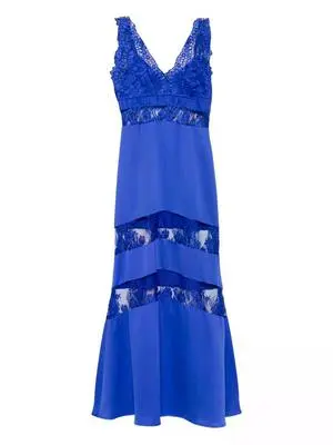 BLAKLACE Floral Lace Dress - Blue