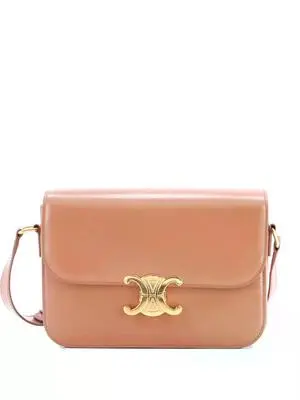 Celine Triomphe Shoulder Bag - Brown
